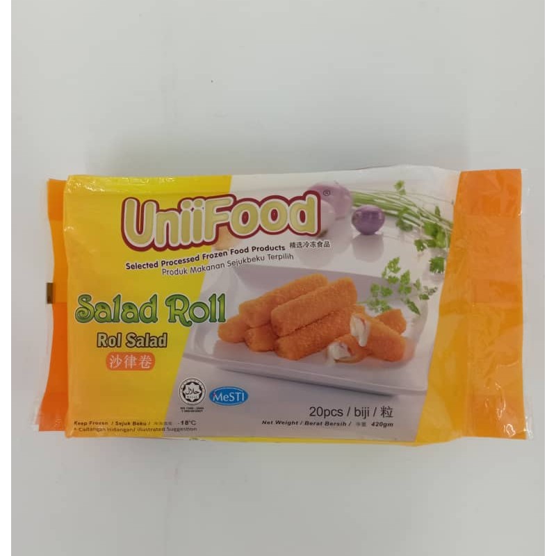 PF0342 UniiFood SALAD ROLL (420g x 20pcs) - VLT Frozen Foods