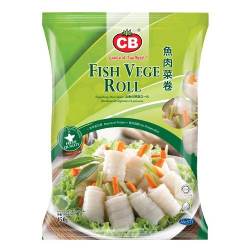 CB FISH VEGE ROLL 500g - VLT Frozen Foods
