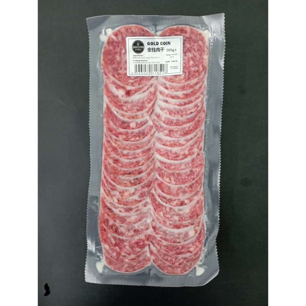 PF0410 TS GOLD COIN BBQ MEAT 500g - VLT Frozen Foods