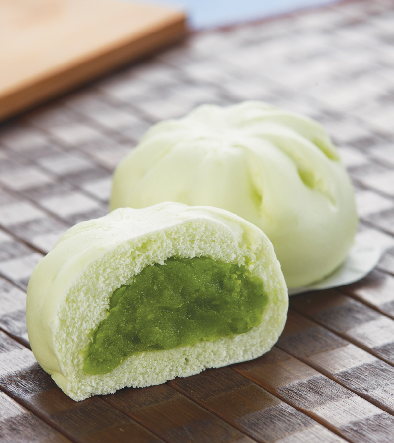 OP PAU PANDAN LOTUS (S) 班兰莲蓉包 9pcs - VLT Frozen Foods